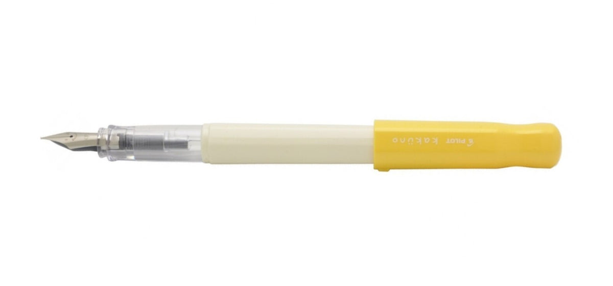 Pilot Kakuno Fountain Pen - Soft Yellow - Pen City