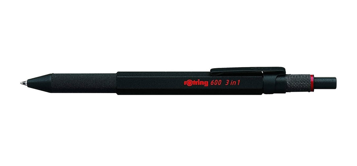 Rotring 600 Tri-pen 3 in 1 - Black - Pen City