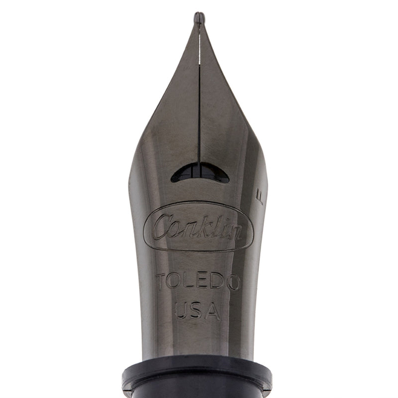 Conklin Endura Deco Crest Fountain Pen - Black - Pen City